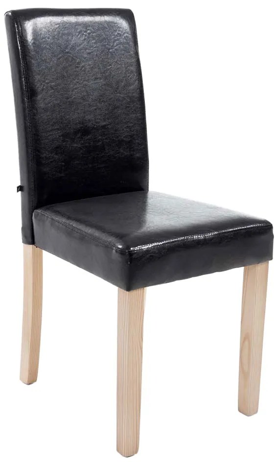 Jídelní židle Inn, nohy natura (SET 2 ks) Barva  Černá