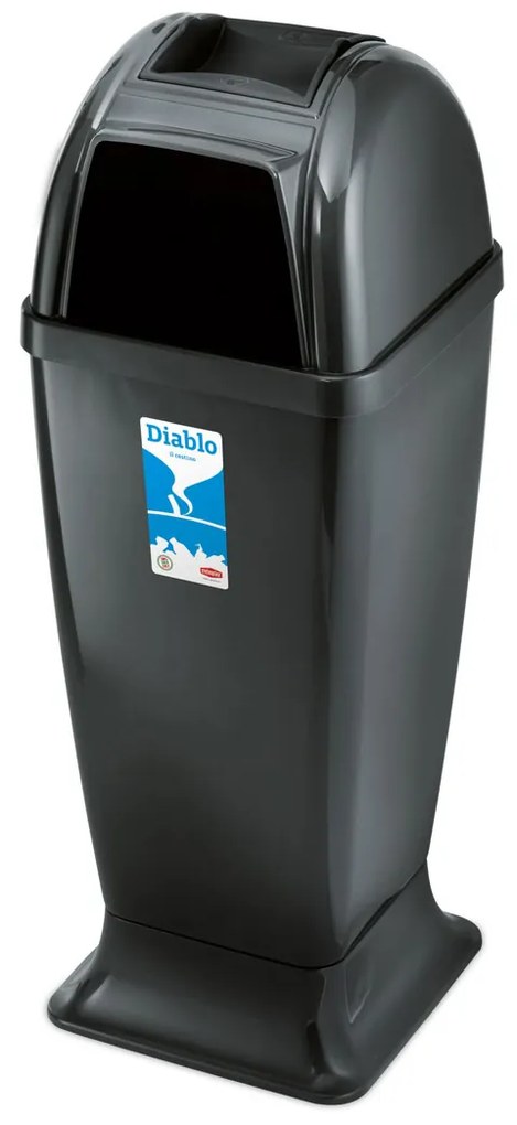 STEFANPLAST Odpadkový koš Diablo 18 l s popelníkem