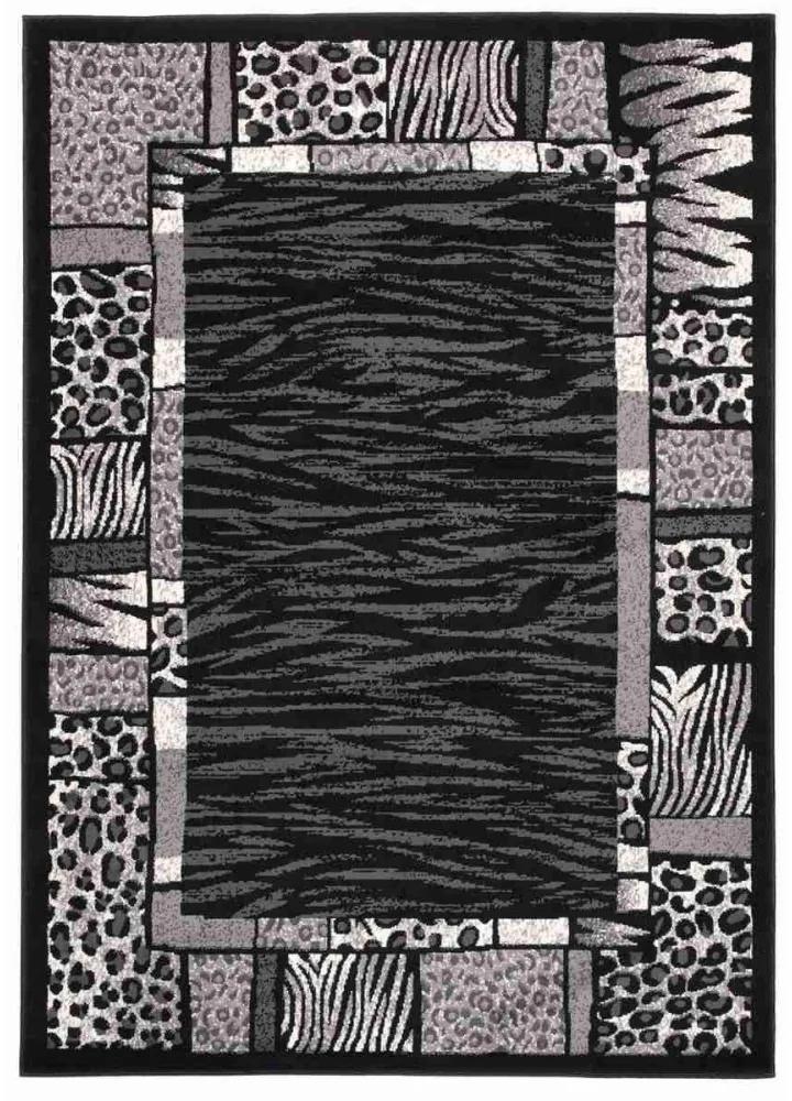 Kusový koberec PP Petro černý 160x229cm