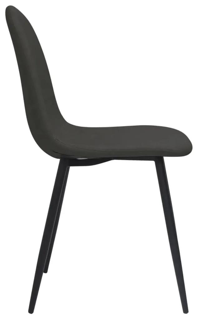 Jídelní židle 4 ks 45 x 53,5 x 83 cm černé umělá kůže,  325641