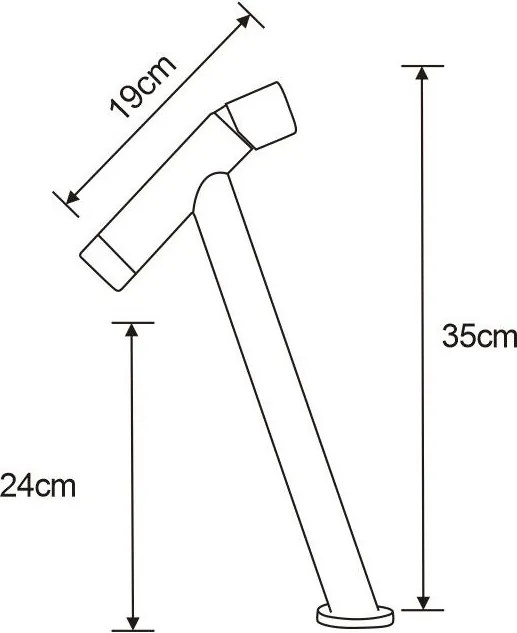 Mexen Astro vysoká umyvadlová baterie, černá, 746910-70