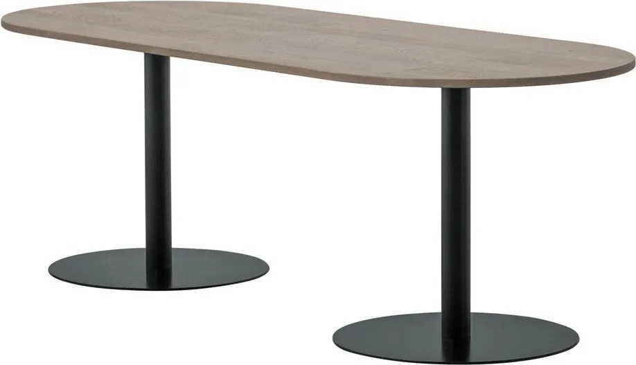 Jídelní stůl s deskou z dubového dřeva 90x220 cm Tablo – WOOOD