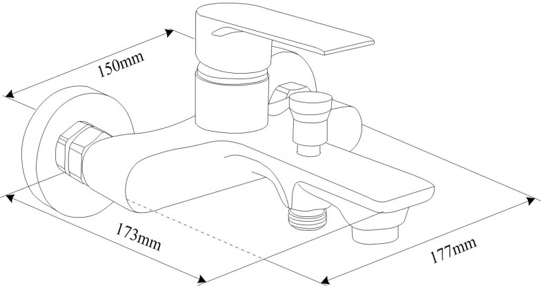 Mexen Royo vanová sada DQ72, černá - 72213DQ72-70