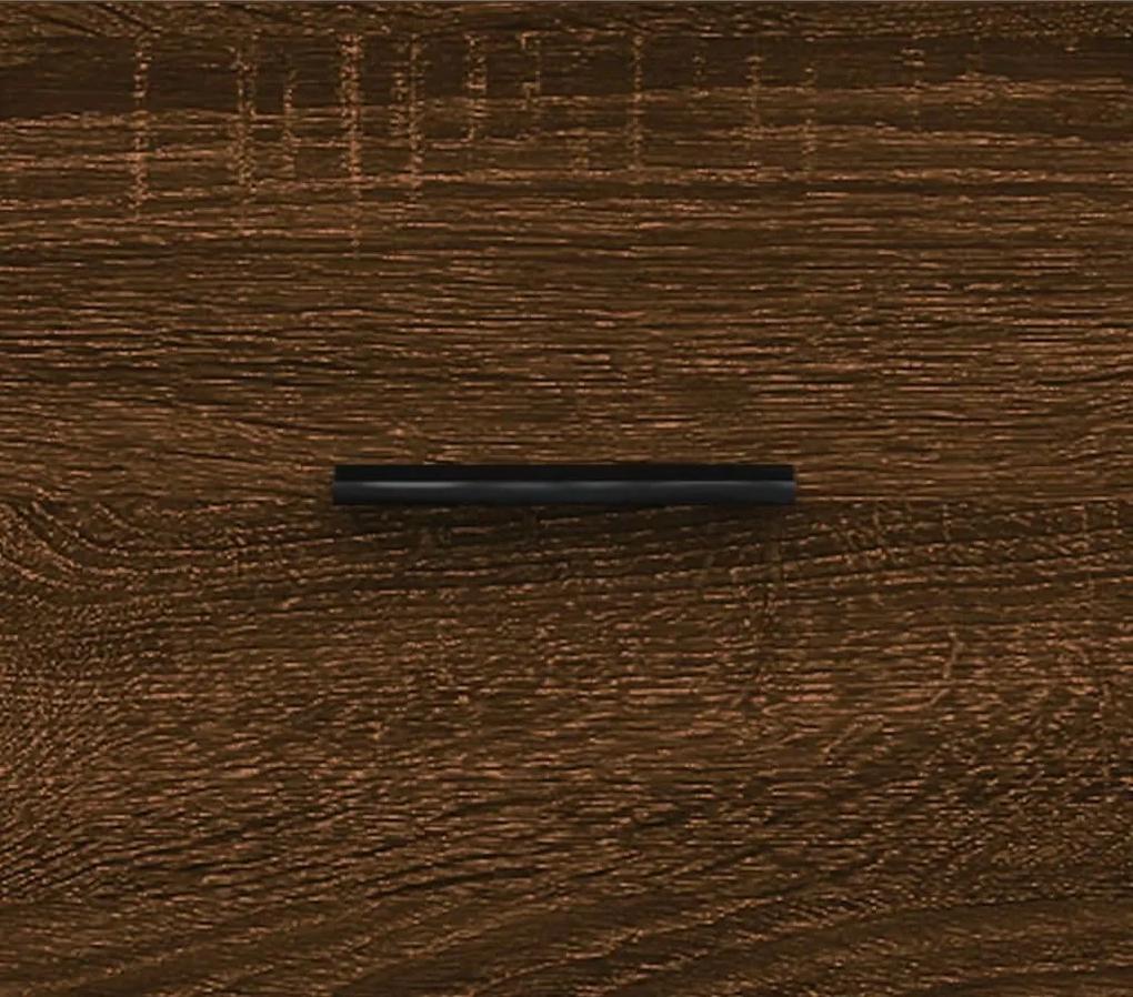 vidaXL Příborník 69,5 x 34 x 90 cm kompozitní dřevo [830283] Barva: hnědý dub