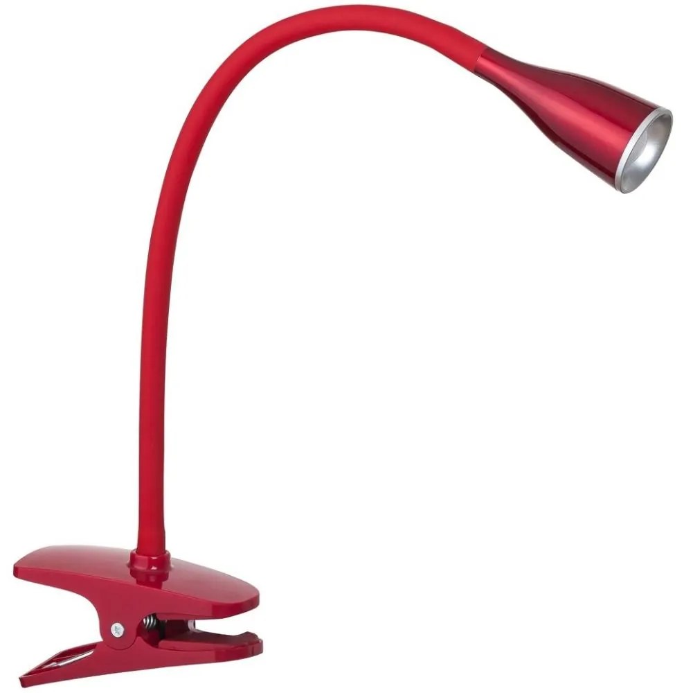 Rabalux Rabalux 4198 - LED Stolní lampa s klipem JEFF 1xLED/4,5W/230V červená RL4198