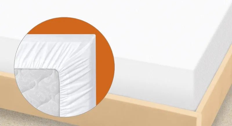 Bellatex Míša dětské prostěradlo se zátěrem bílá rozměr 90x200 cm