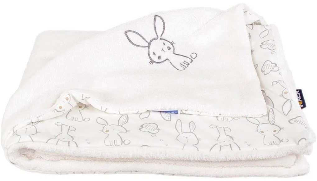 Kaarsgaren Dětská deka Wellsoft bavlna 100 x 70 cm Béžová/medvídek
