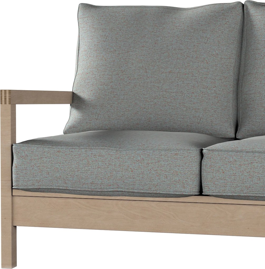 Potah na pohovku IKEA  Lillberg 2-místná nerozkládací barva modrá látka pletený vzor