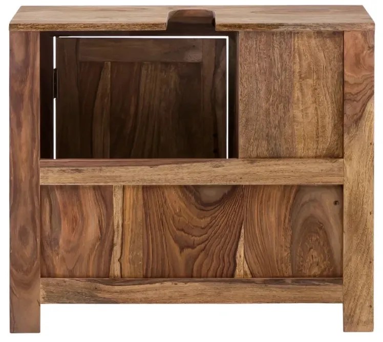 furniture-nabytek.cz - Masivní umyvadlová skříňka Lagano z palisandru, lakovaná, hnědá – 70×30×63 cm
