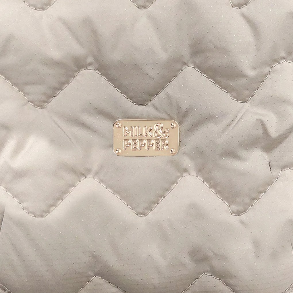 MILK&PEPPER Oboustranný kabát pro psy Daria Beige Velikost: 38