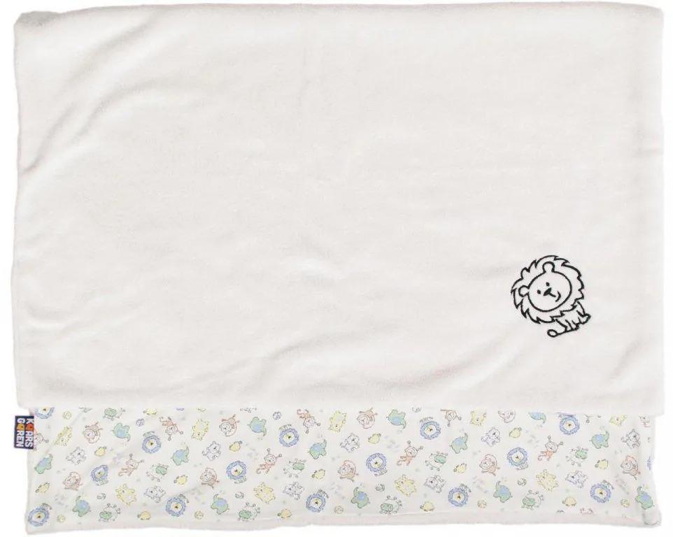 Kaarsgaren Dětská deka Wellsoft bavlna 100 x 70 cm Smetanová/zajíc