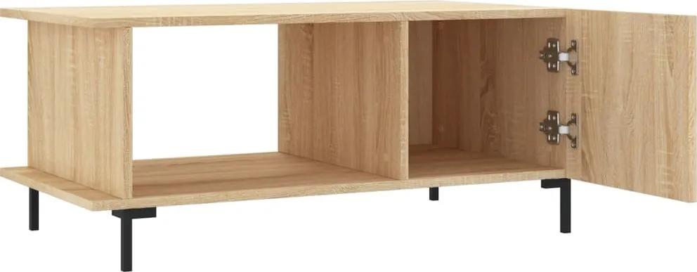 vidaXL Konferenční stolek 90 x 50 x 40 cm kompozitní dřevo [829495] Barva: Černá