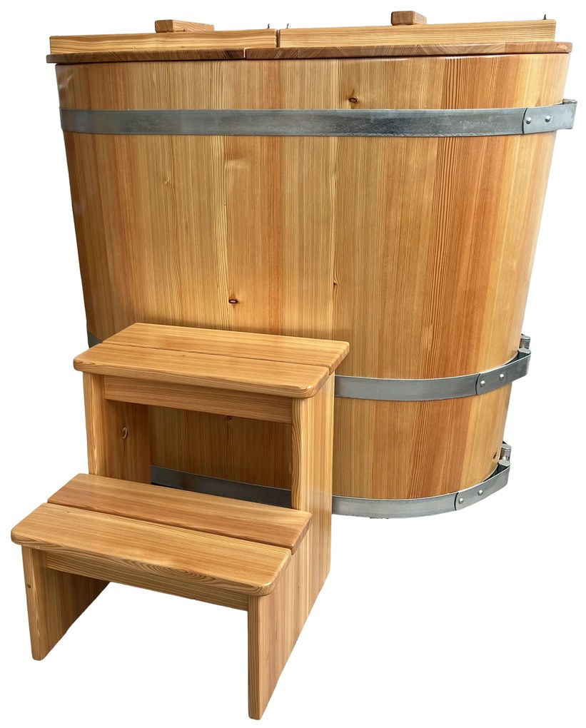 Luxusní ochlazovací káď modřín délka 130cm