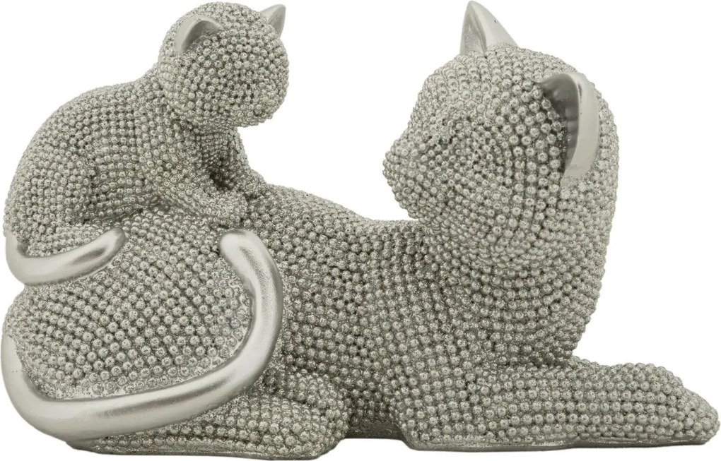 Dekorativní soška Sparky 13 cm stříbrná