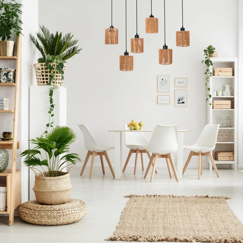 Toolight Závěsné osvětlení  BOHO B10 APP1822-6CP černé