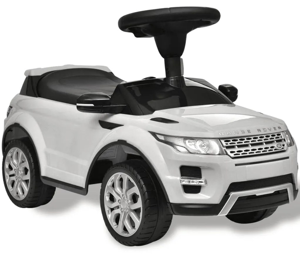 10083 vidaXL Land Rover 348 dětské odrážedlo auto s hudbou bílé