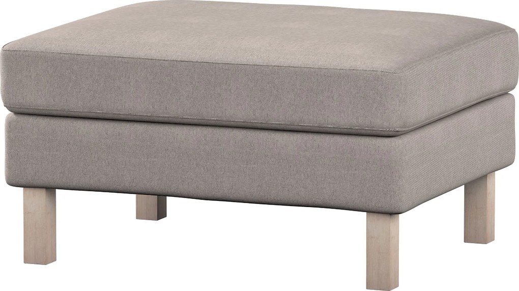Potah na podnožku IKEA Karlstad barva béžová látka pletený vzor