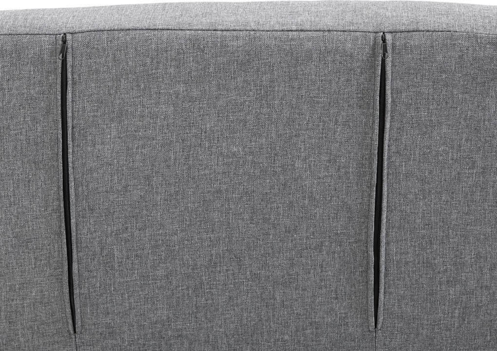 HOMCOM Rozkládací pohovka s područkou 65x69x80cm Rozkládací pohovka 3 v 1, lůžko pro hosty, lehátko, polyester podobný lnu, šedá| Aosom