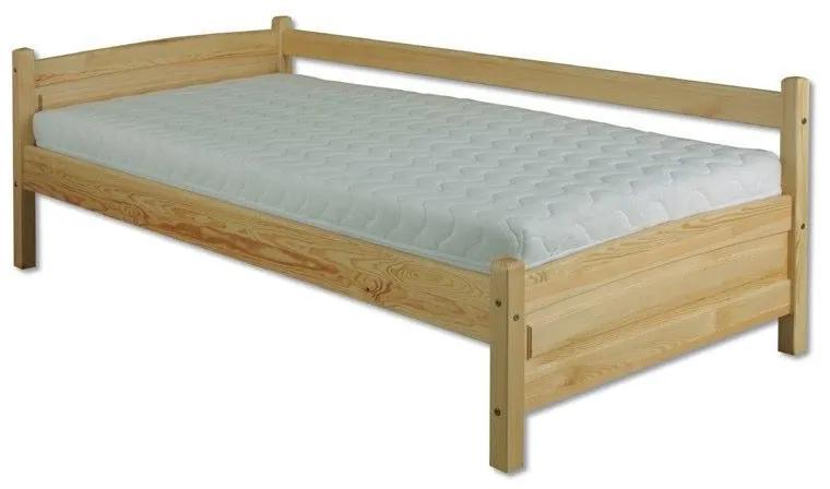ImportWorld Dřevěná postel 90x200 Beverly (Barva dřeva: Olše)