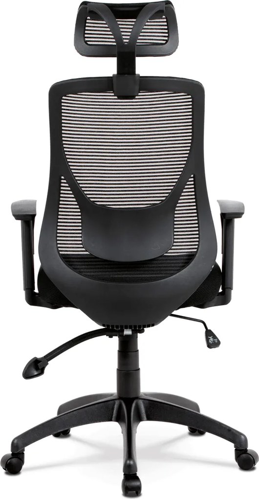 Ergonomická kancelářská židle MODUS - černá síťovina / látka