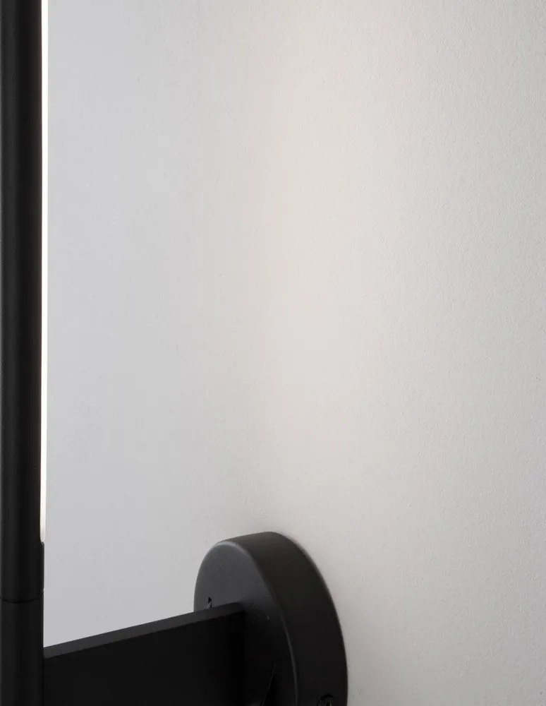 Matně černé hliníkové LED nástěnné svítidlo s ohybatelnou konstrukcí Handy – Nova Luce