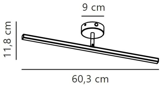 Nordlux - LED Koupelnové osvětlení zrcadla IP LED/7,2W/230V IP44 60 cm bílá
