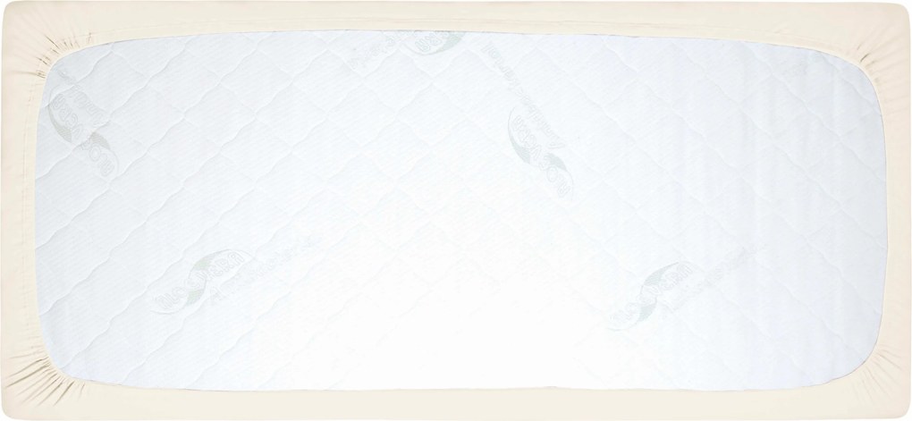 Jersey prostěradlo smetanové na výšku matrace do 20 cm Velikost: 160 x 220