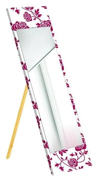 Stojací zrcadlo Oyo Concept Roses, 35 x 140 cm