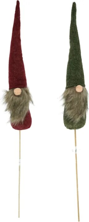 Vánoční zapichovací dekorace TALL GNOME 50 cm - různé varianty