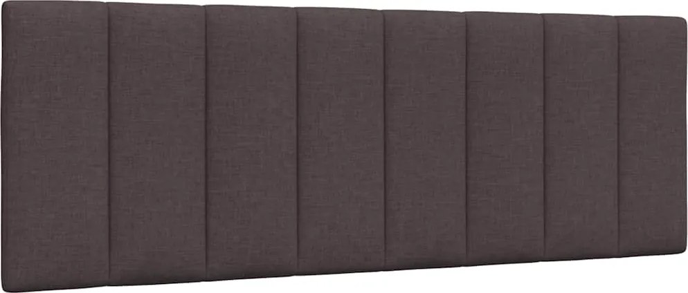 Rám postele bez matrace Hanko tmavě hnědý 140 x 200 cm textil 3310394