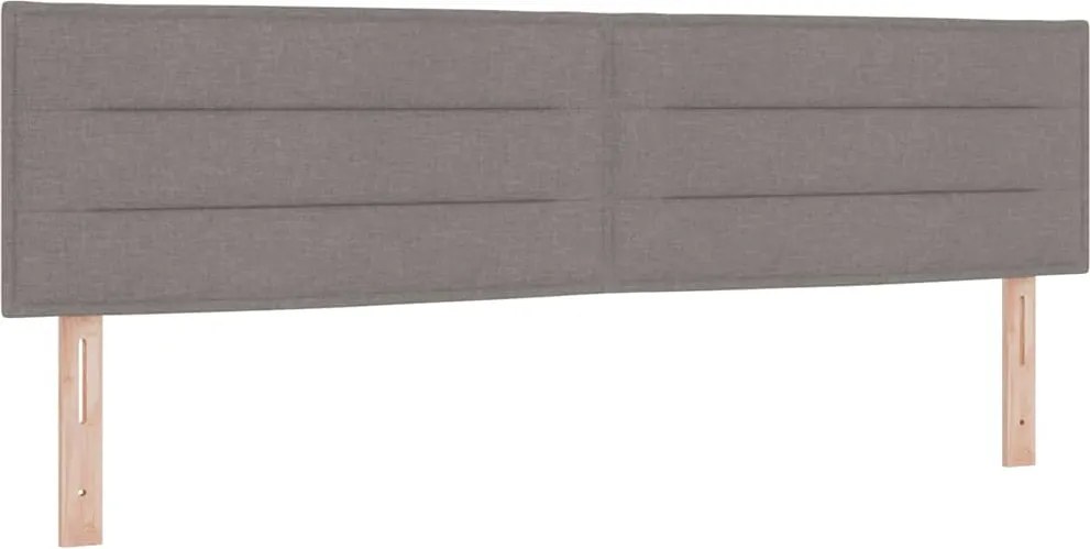 Postel s boxspringem s polštářem Taupe 180 x 200 cm textil 3338941