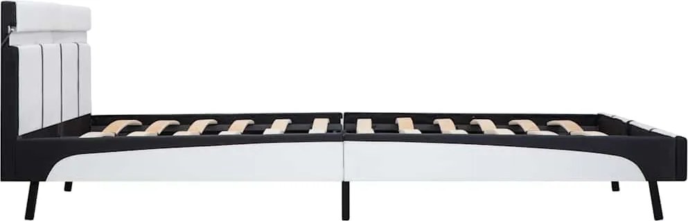 Rám postele s LED světlem bílý umělá kůže 180 x 200 cm 280301