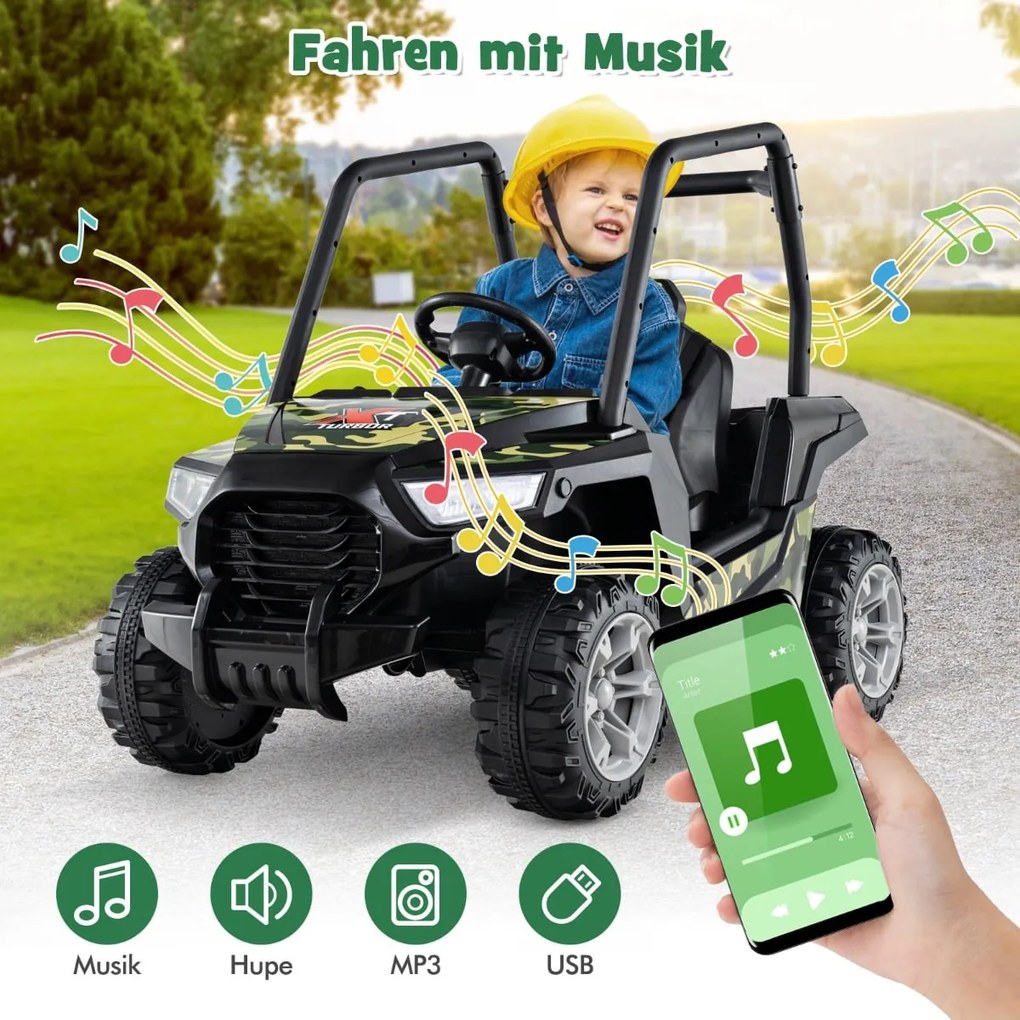 Costway Dětské elektrické autíčko s 2,4 G dálkovým ovládáním 24 V elektrická