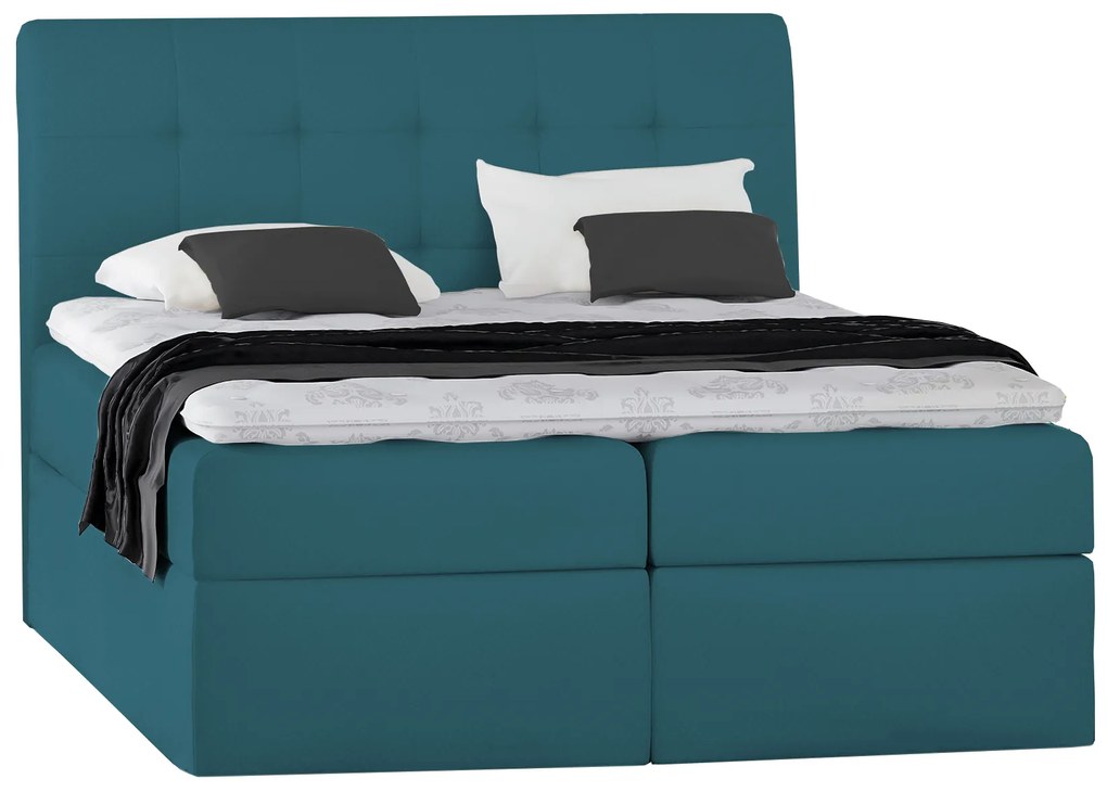 Eka Kontinentální čalouněná postel Lory - Trinity (90x200 cm) Barva látky Trinity: (2304) Béžová