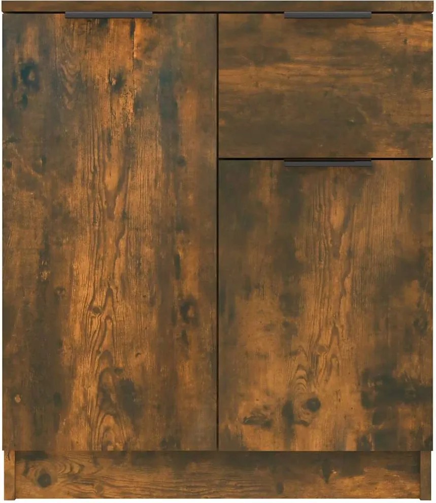 Příborníky 2 ks kouřový dub 60 x 30 x 70 cm kompozitní dřevo 3115817