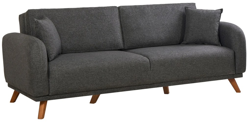 Hanah Home Set křesla a pohovky HERA antracitový 237 cm