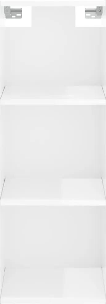vidaXL Skříň highboard 34,5 x 34 x 180 cm kompozitní dřevo [3189735] Barva: šedá sonoma
