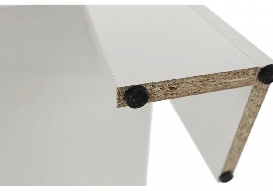 Tempo Kondela Konferenční stolek LEON MZ17, bílá/dub grand