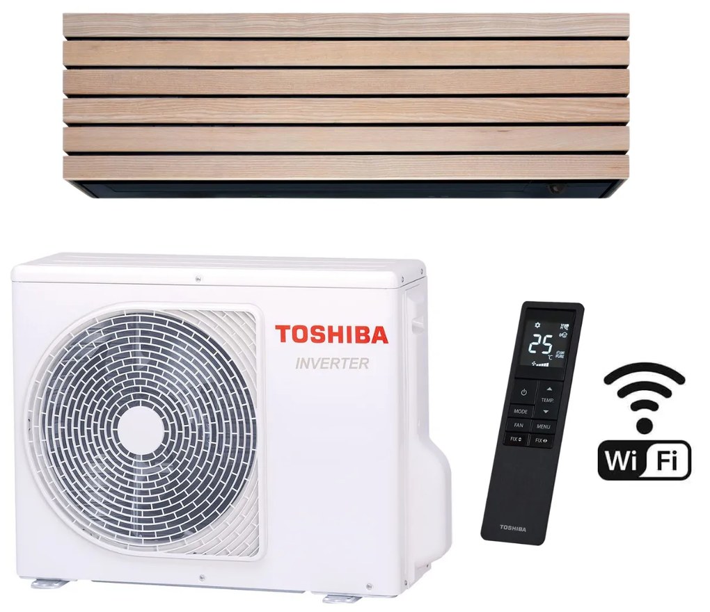 Klimatizace Toshiba Daiseikai 10 Wood 5,0 kW - sestava 1+1 včetně montáže