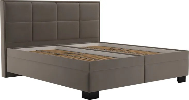 Postel ELA taupe 180x200cm, matrace IVANA plus