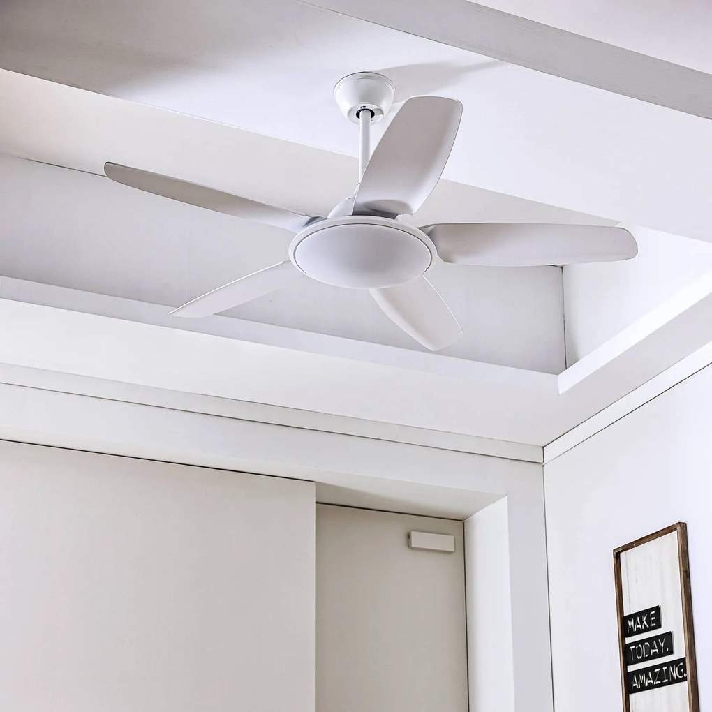 Stropní ventilátor Starluna LED Divian, bílý, DC, tichý, CCT