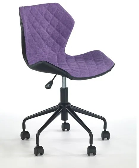 MAXMAX Dětská otočná židle MATRIX fialová