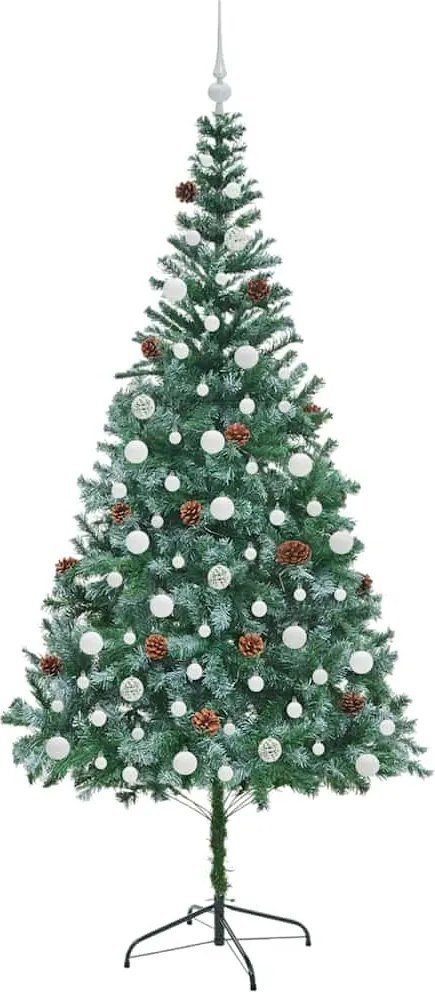Umělý vánoční stromeček s stojanem Zelená 210 cm PVC a Ocel 3396726