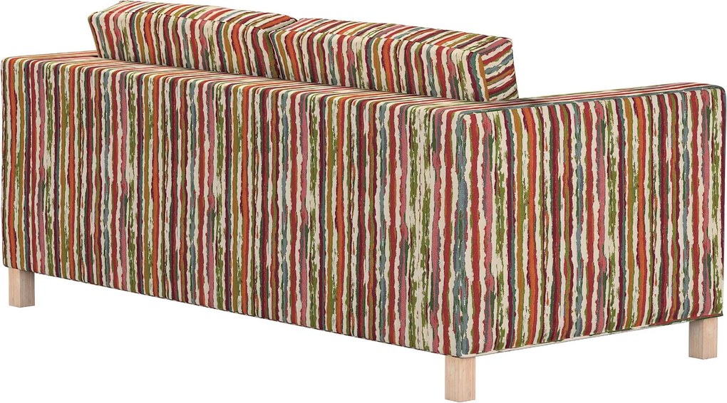 Potah na pohovku IKEA Karlanda rozkládací, krátký barva vícebarevná látka pletený vzor, vzorované
