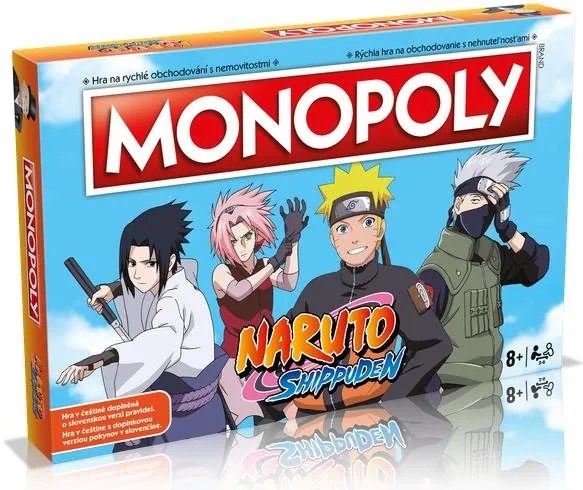 Desková hra monopoly naruto cz/sk