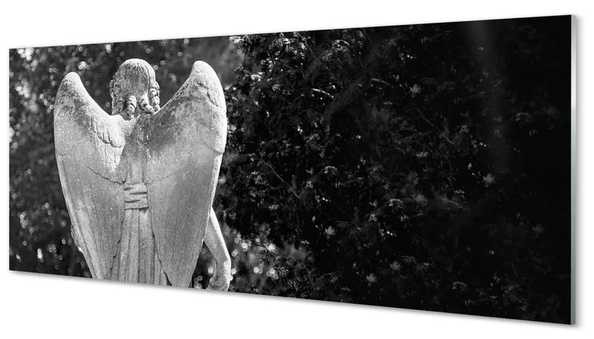akrylový obraz Anděl křídla strom 120x60 cm