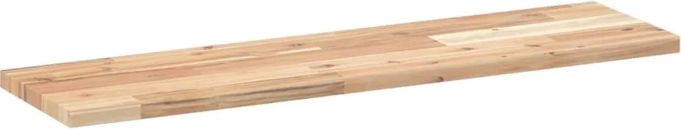 Nástěnná police 80x20x2 cm neošetřené masivní akáciové dřevo 3279343
