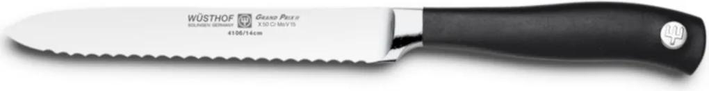 Nakrajovací nůž 14 cm zubaté ostří, Wüsthof Grand Prix II 4106