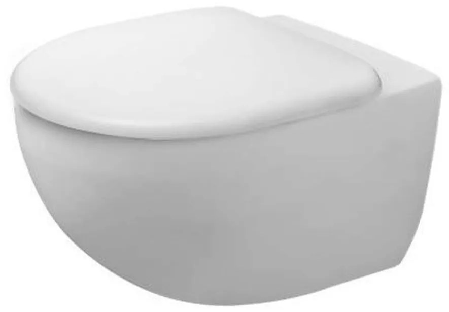 Duravit Architec - Závěsné WC se sedátkem SoftClose, Rimless, bílá 45720900A1