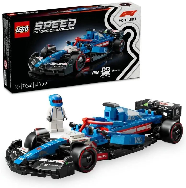 LEGO® Speed Champions 77246 Závodní auto Visa Cash App RB VCARB 01 F1®
